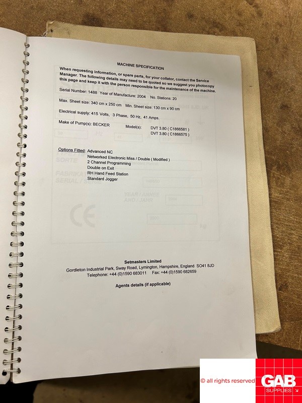 SETMASTER SRA4 - 20 | pressXchange