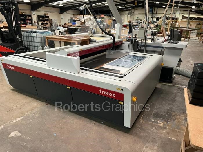 TROTEC SP2000 LARGE-FORMAT LASER CUTTING MACHINE | pressXchange
