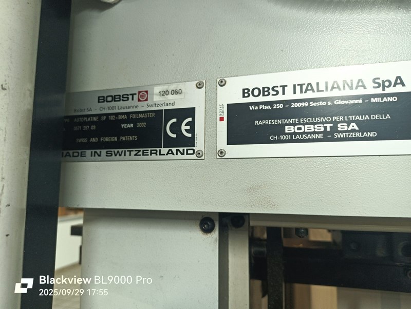Bobst SP 102 BMA Foilmaster | pressXchange